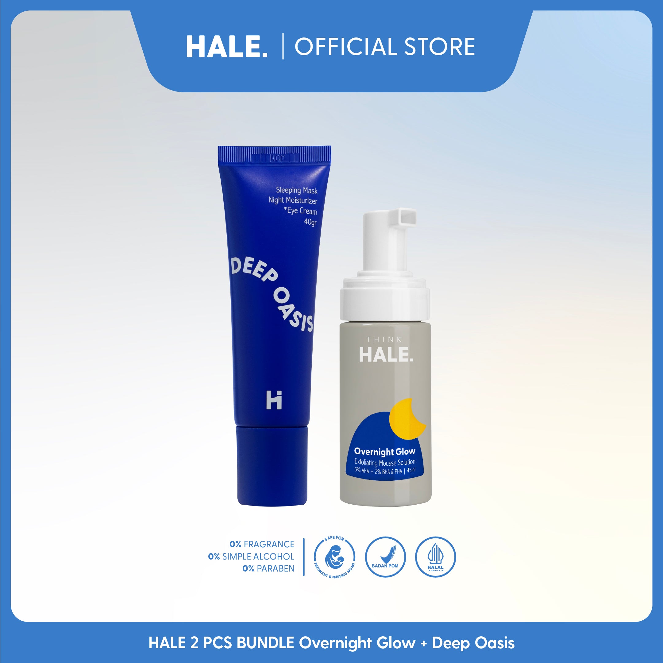 HALE Bundle: Overnight Glow + Moisturizer – HALE.